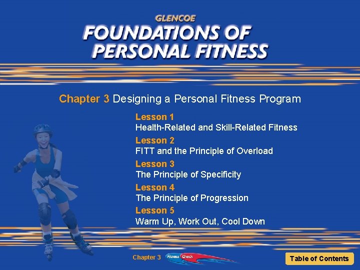 Table of Contents Chapter 1 Physical Activity Exercise