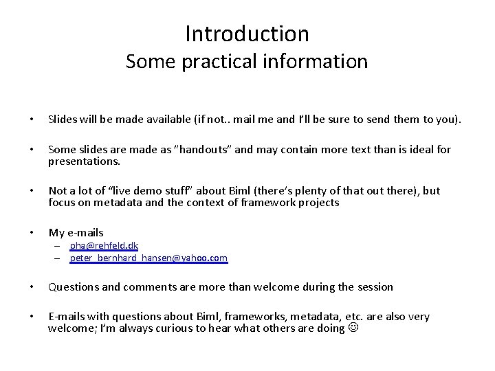 Building a metadatadriven Data Warehouse framework using Biml