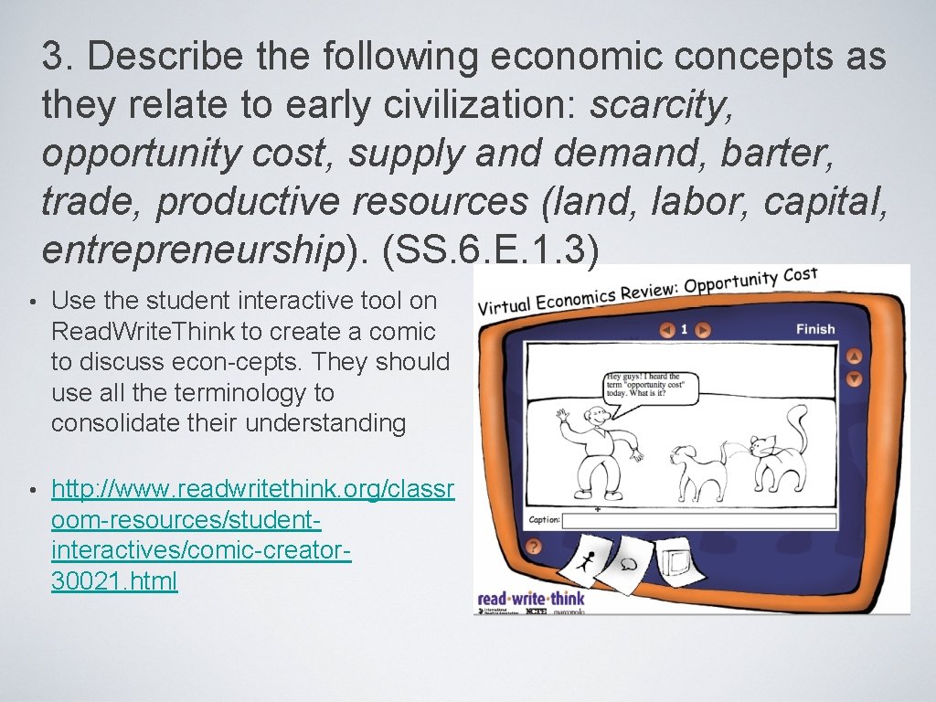 Resources for Teaching Economic Benchmarks New Technologies http