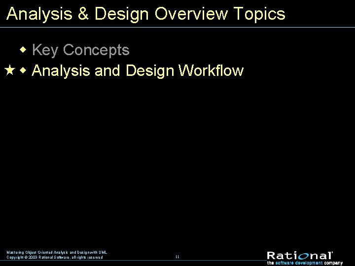 Mastering Objectoriented Analysis And Design With Uml Module