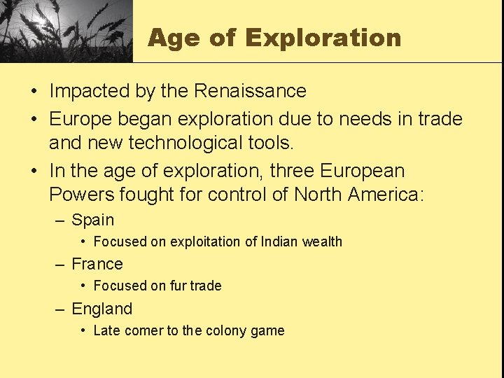 Colonization 1500 1763 Chapters 1 3 Objectives Identify