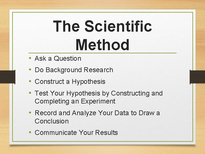 Science Fair Information Introduction All Stockbridge Middle School