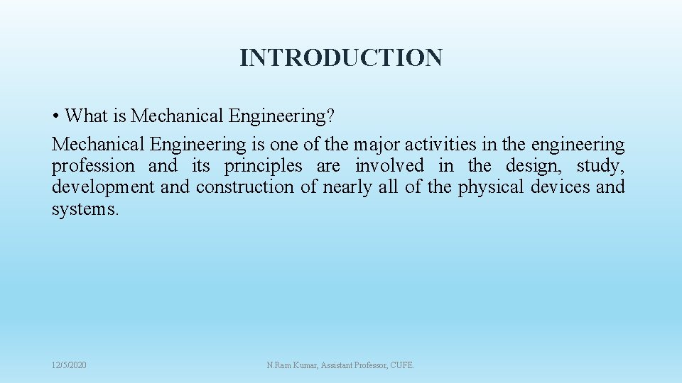 UNITI INTRODUCTION AND ULTRASONIC MACHINING Subject NonTraditional Machining