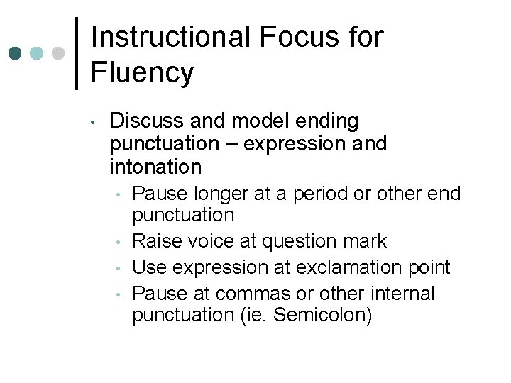 Fluency Grades 2 5 Planning Session Presentation October