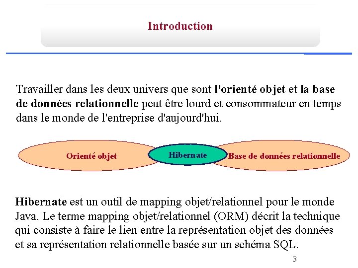 HIBERNATE Mapping Objet base de donnes relationnelle 2014
