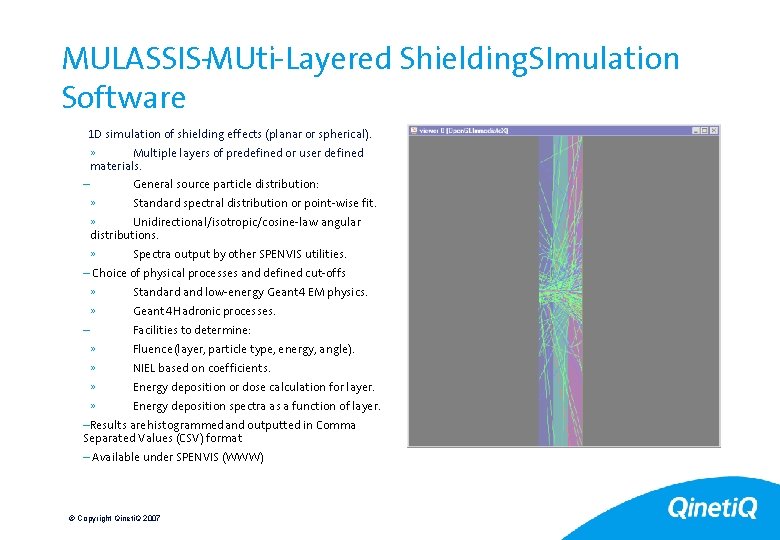 Geant 4 based tools for space applications Fan
