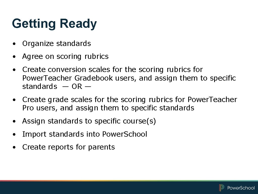 Power Teacher Pro Certification StandardsBased Grading Setup Trainer