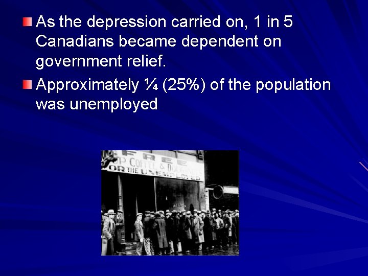 Canadas Great Depression IB History of the Americas