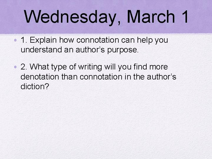 Reading Bellwork Week Twenty Two Authors Purpose Monday