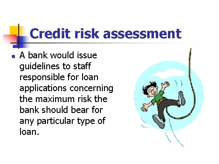 Canons of Lending Lecture Objectives 1 To explain