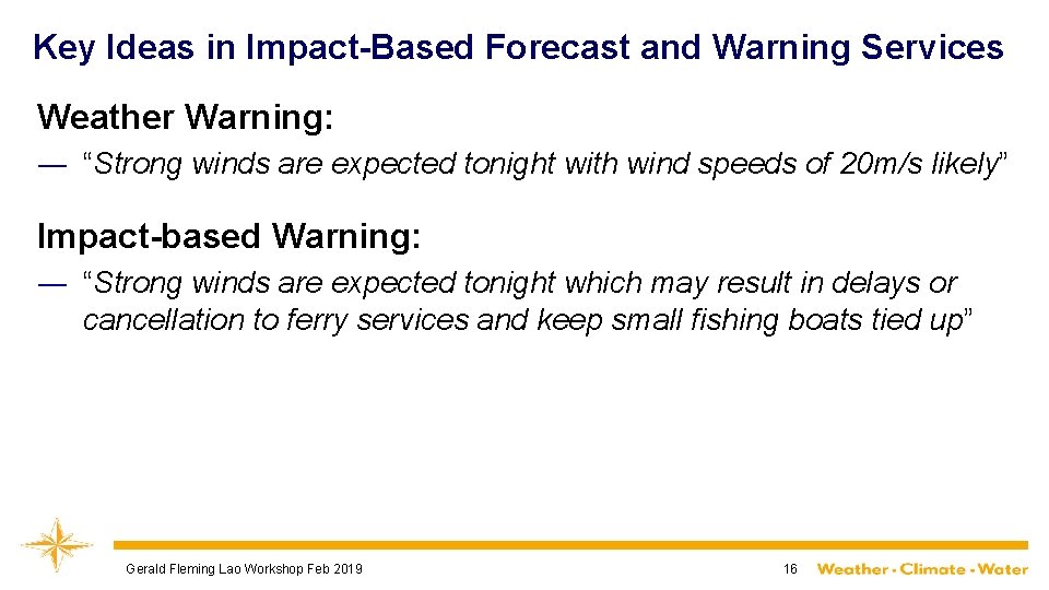 WMO No 1150 WMO Guidelines on MultiHazard Impactbased