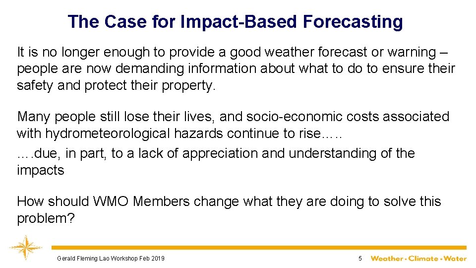WMO No 1150 WMO Guidelines on MultiHazard Impactbased