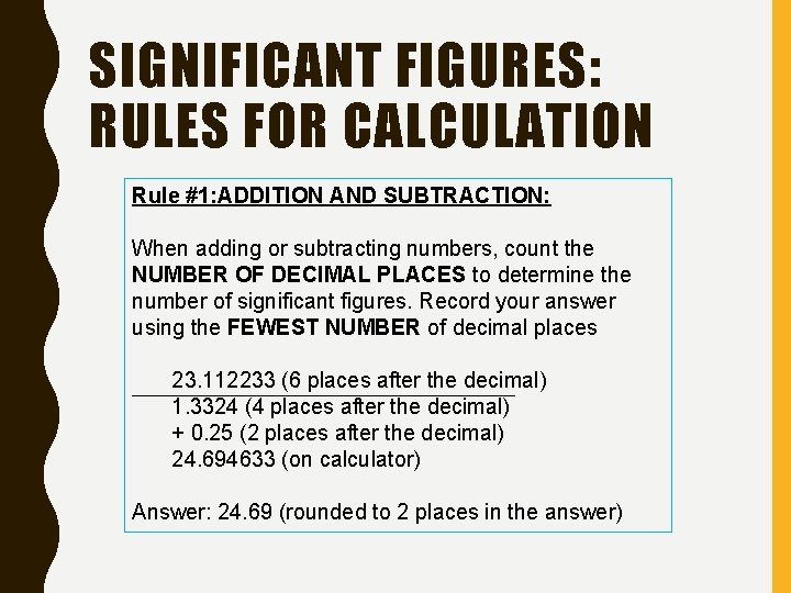 DAILY REVIEW 1 Tell the difference between accuracy