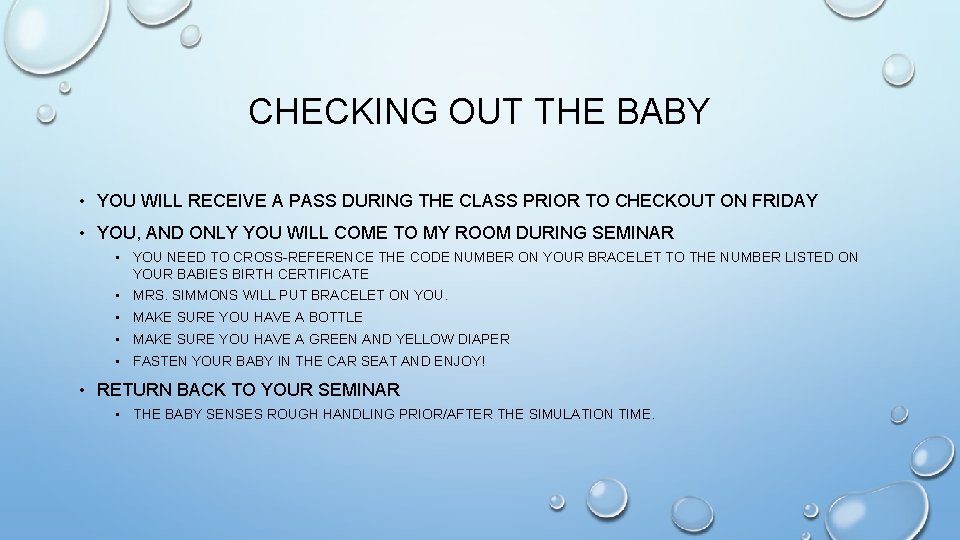 REAL CARE BABY INSTRUCTIONS LIST THE 4 TYPES