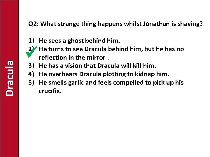 Dracula by Bram Stoker 1897 Dracula Do you
