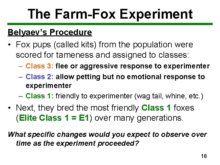 Breeding Belyaevs Pets Domestication Evolution and the FarmFox