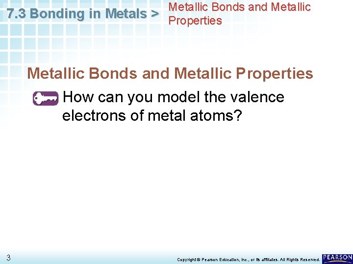 7 3 Bonding in Metals Chapter 7 Ionic