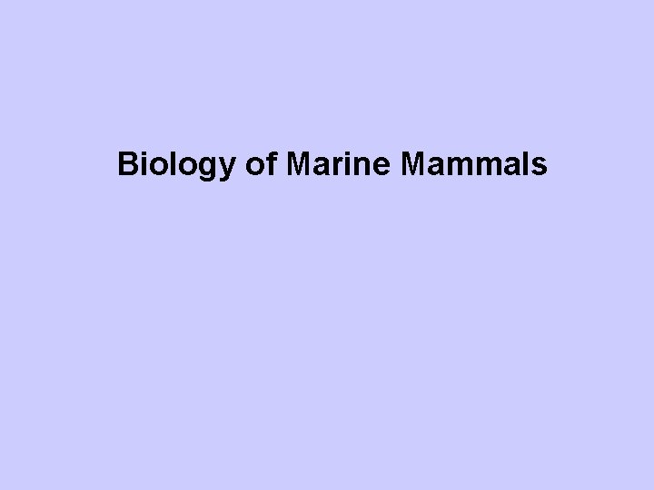 Chapter 9 Marine Reptiles Birds and Mammals Vertebrates