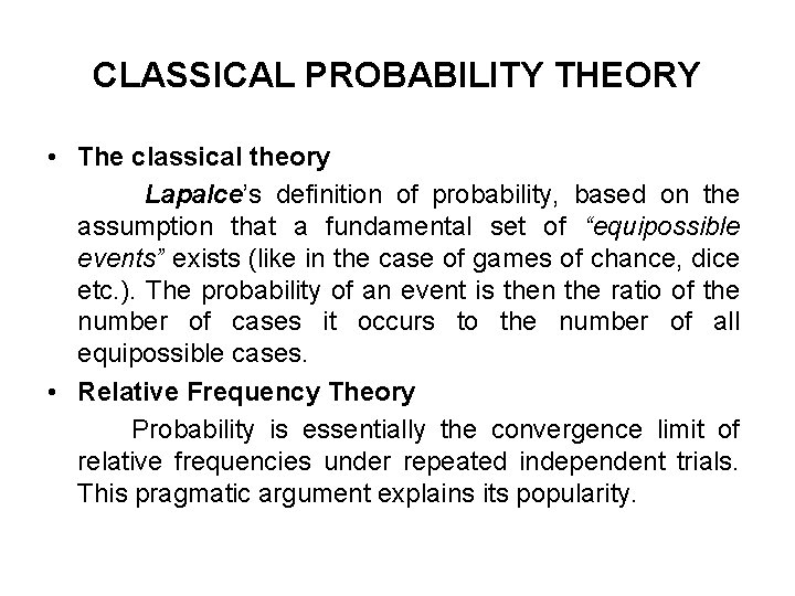 UNCERTAINTY AND INSTABILITY Hasan Ersel HSE May 21