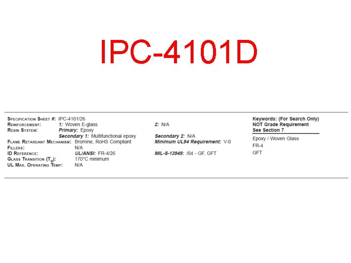 IPC Part 3 Base Material for Printed Circuit