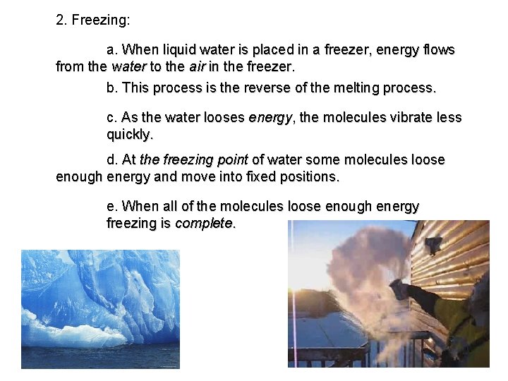 States of Matter I Describing the States of