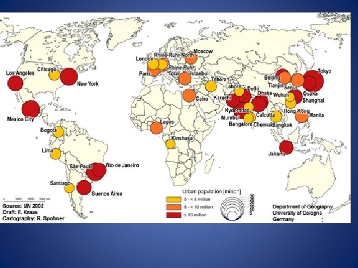 Megacities IB Geography II What are Megacities Megacities