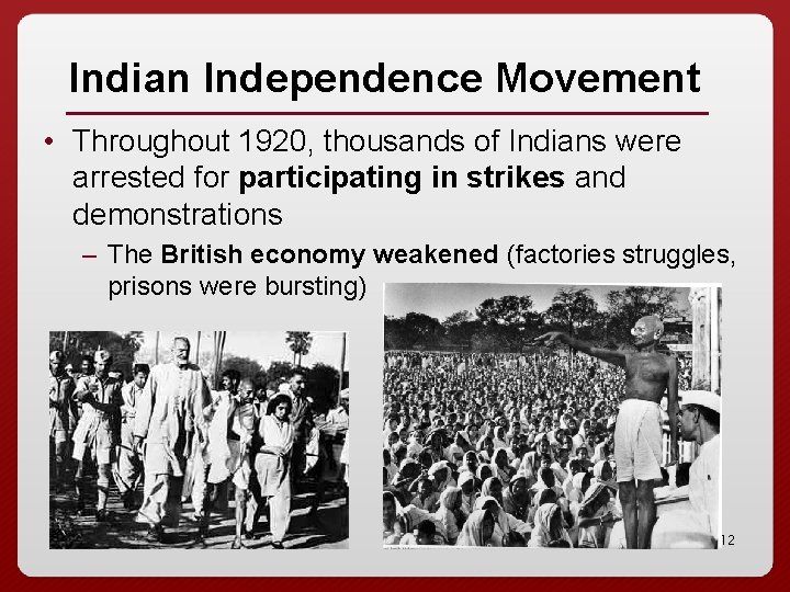 Response and Results of British Imperialism in India