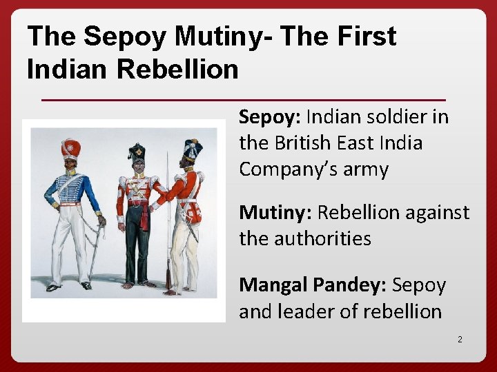 Response and Results of British Imperialism in India