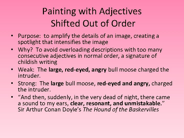 Painting with Five Basic Brush Strokes Image Grammar
