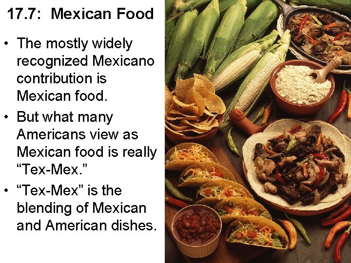 Ch 17 Mexicano Contributions to the Southwest What