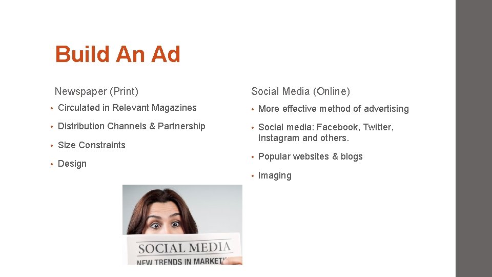 Media Literacy Kelvina Burrell January 2018 Create Media