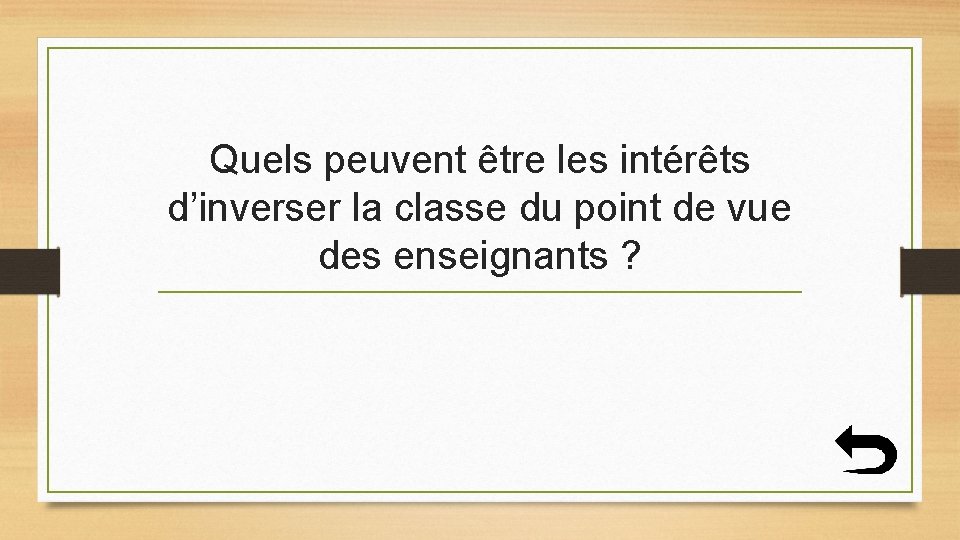 La classe inverse Table ronde Mercredi 30 janvier