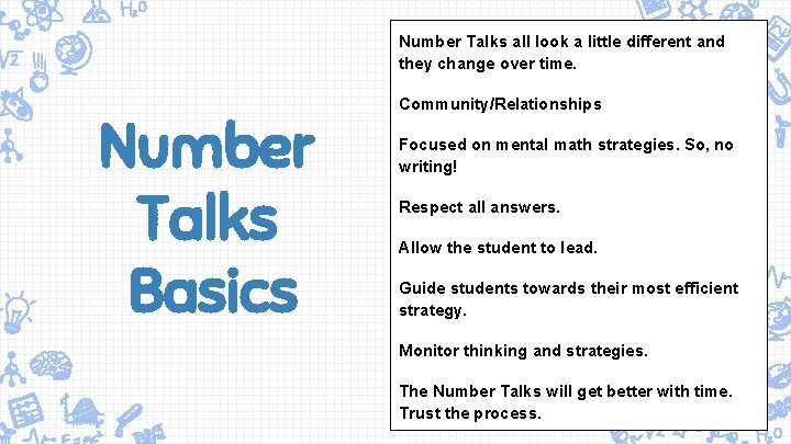 Number Talks A strategy to engage all learners
