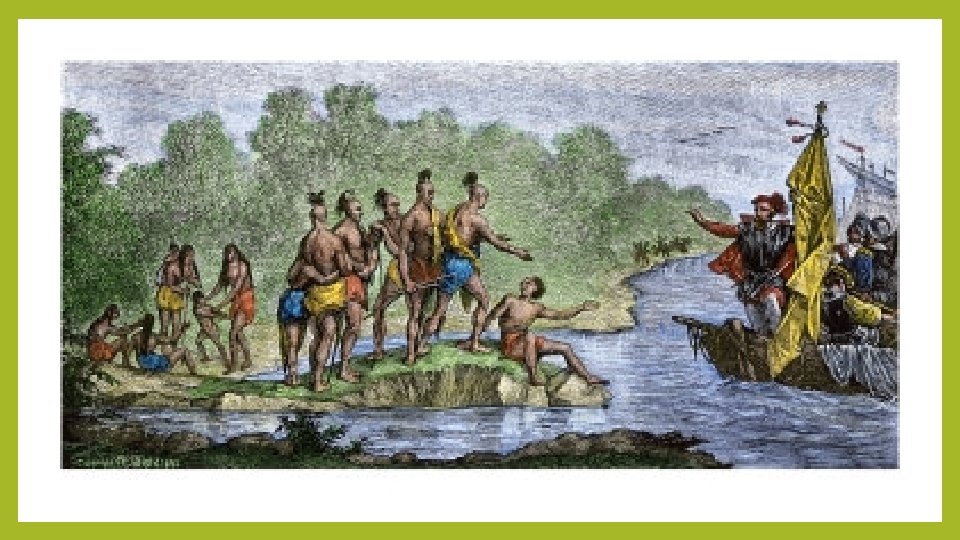 COLUMBUS EXPLORES NEW LANDS What was Columbus looking