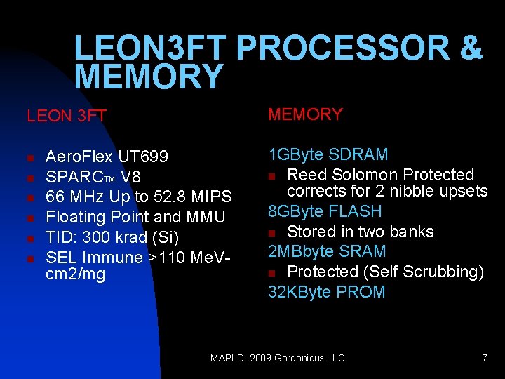 Universal Reconfigurable Processing Platform for Space Presented by
