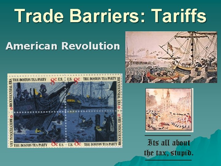 How are tariffs quotas and embargos barriers to
