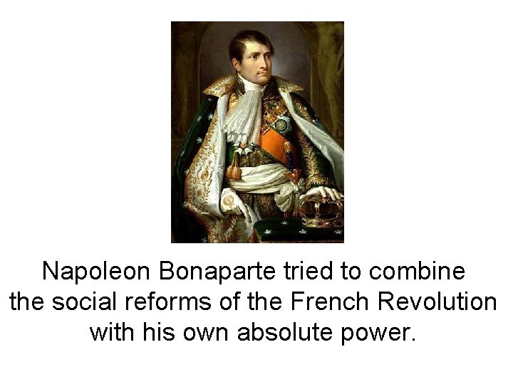 Napoleon In this lesson students will be able