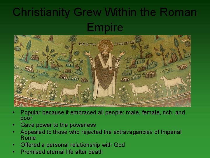 The Rise of Christianity Jesus of Nazareth Born