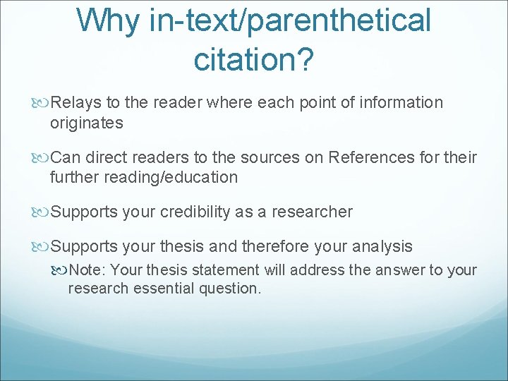 APA Citations References InText The Basics What are