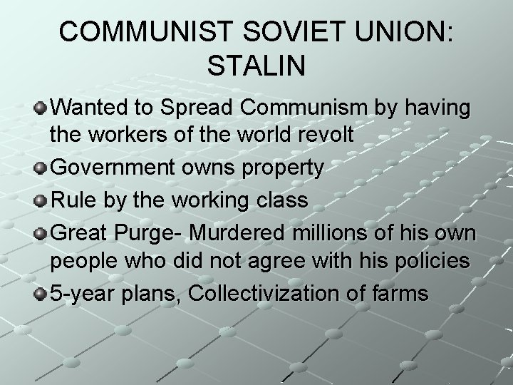 The Rise of Dictators BETWEEN THE WORLD WARS