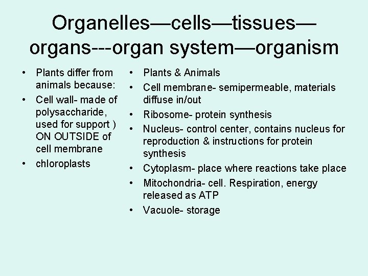 Chpt 2 Homeostatsis HOMEOSTASIS Metabolic activities that keep