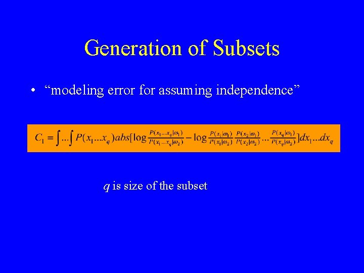 Object Detection Using Semi Nave Bayes to Model Object Detection Using Semi Nave Bayes to Model