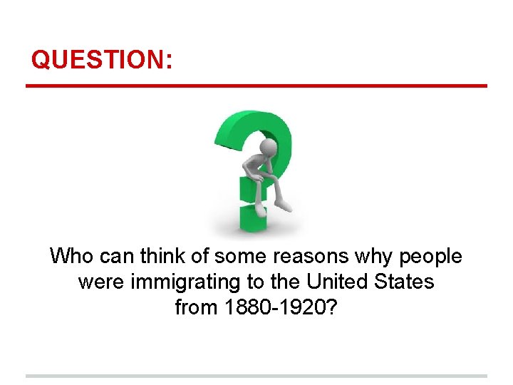 Coming to America The Immigrant Experience Some Vocabulary