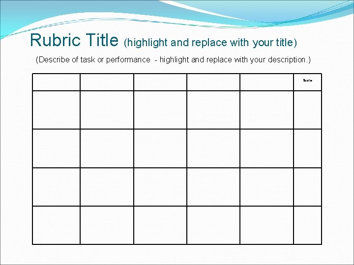 Best Practices in College Teaching Designing Effective Rubrics