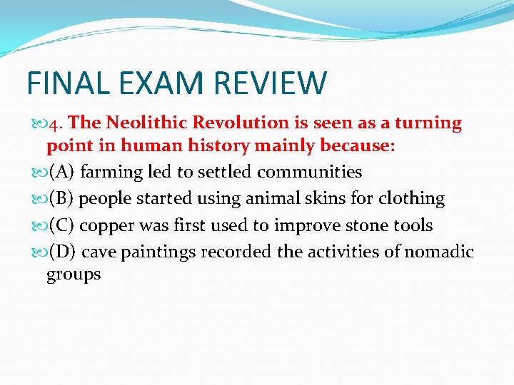 European Exploration and Colonization WARM UP OCTOBER 24