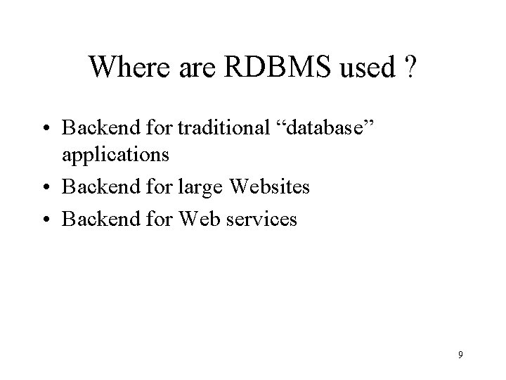Introduction to Database Systems CSE 444 Lecture 1