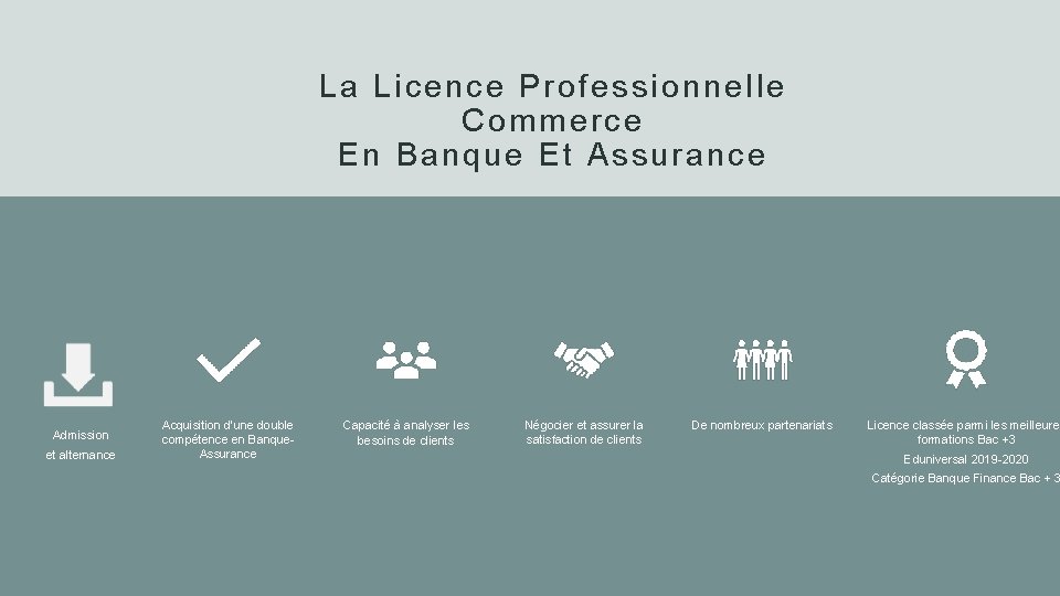 Licence Professionnelle Commerce En Banque Et Assurance 1