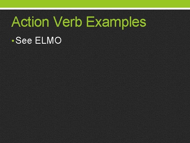 How do I differentiate between action verbs and