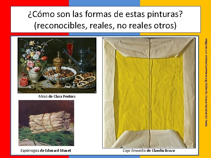 Formas reales y recreadas en el arte Objetivo