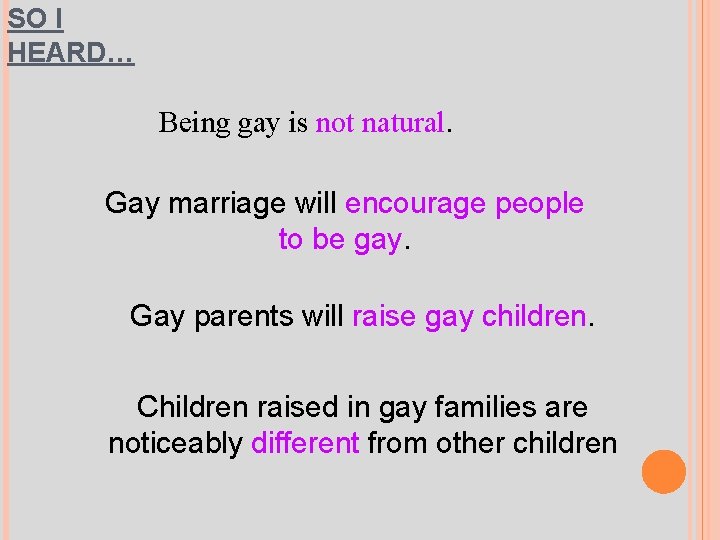 SEXUAL DIVERSITY Lesson 7 October 4 th 2010